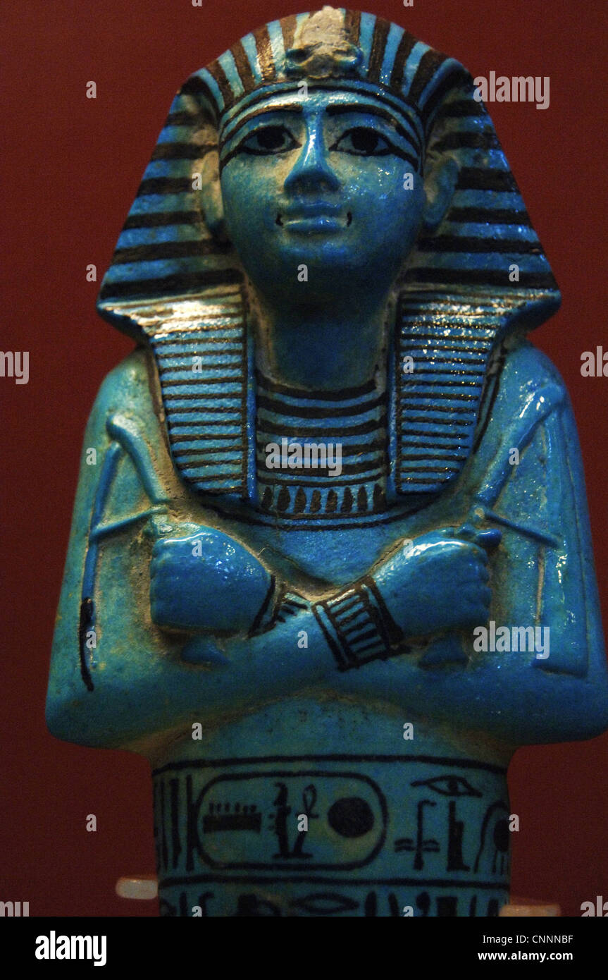 Shabti figure of King Sety I. 19th Dynasty. New Kingdom. Around 1290 BC ...