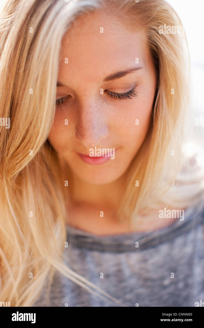 Woman at the Beach, Palos Verdes, California, USA Stock Photo - Alamy