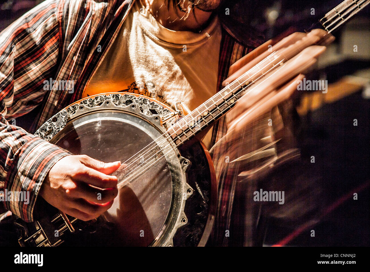 Hand with banjo hi-res stock photography and images - Alamy