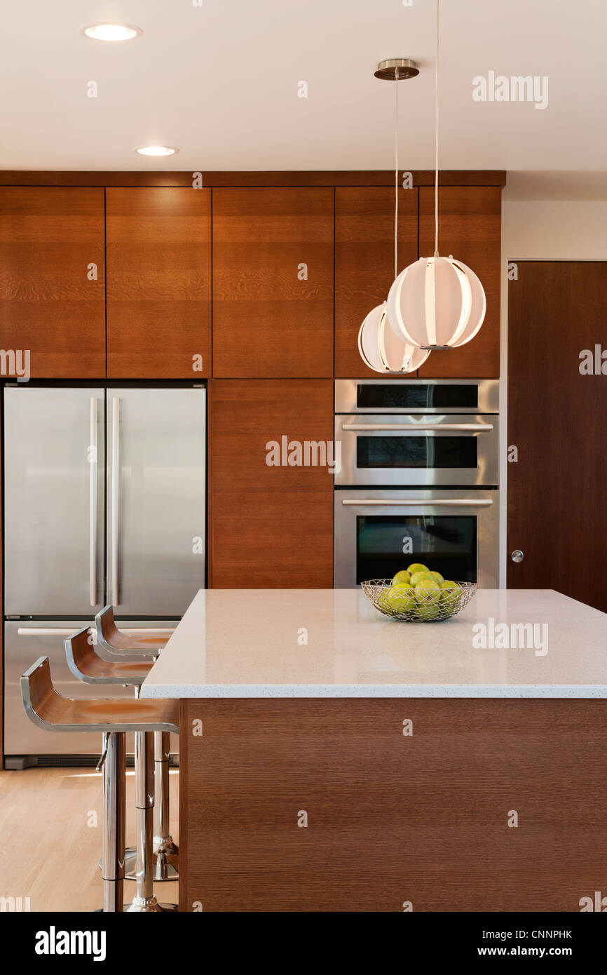 Interior of Modern Kitchen Stock Photo - Alamy