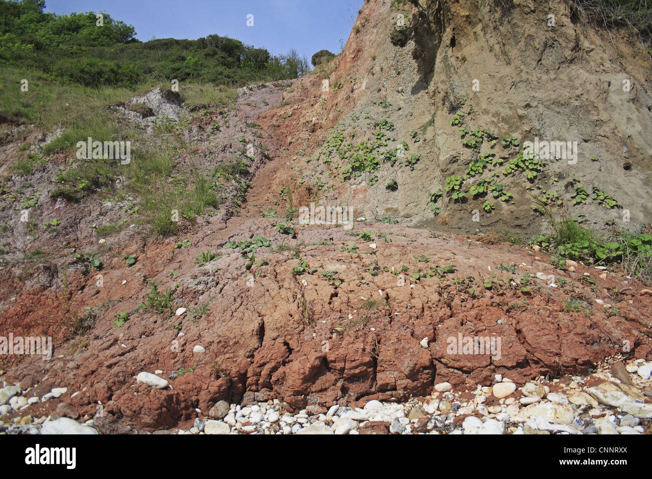 Slump landslide hi-res stock photography and images - Alamy
