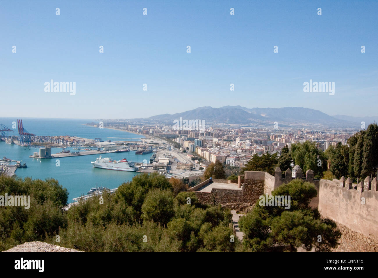 Malaga port hi-res stock photography and images - Alamy