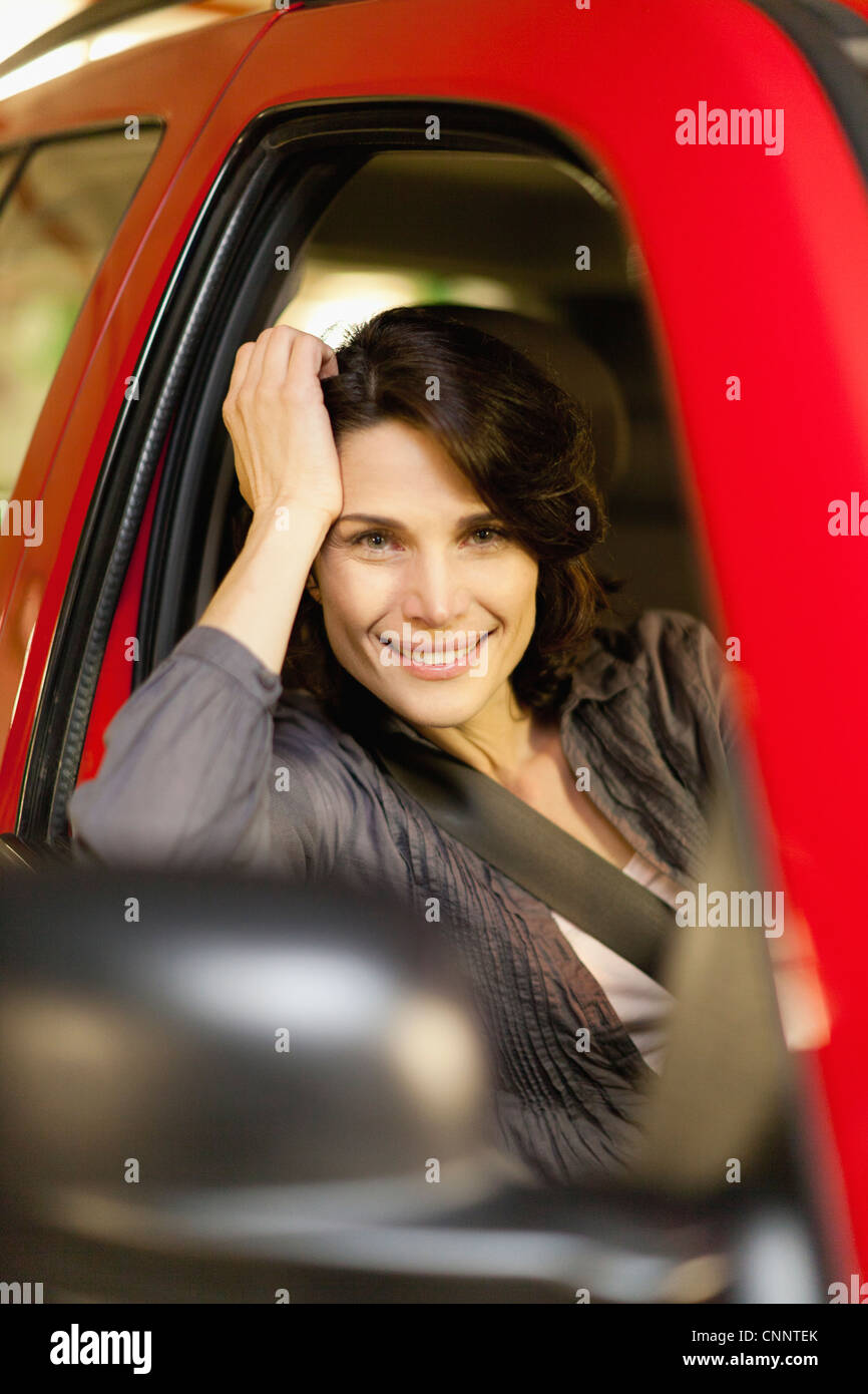 Leaning on car in europe hi-res stock photography and images - Alamy