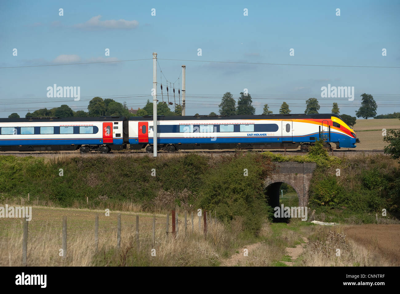Class 222 meridian train in hi-res stock photography and images - Alamy