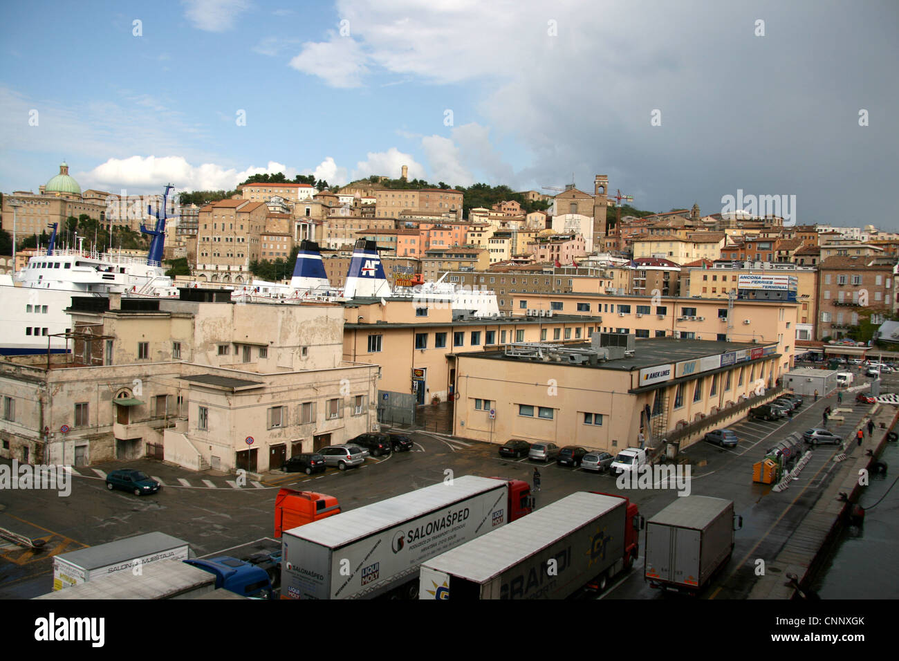 Ancona port, Italy Stock Photo - Alamy