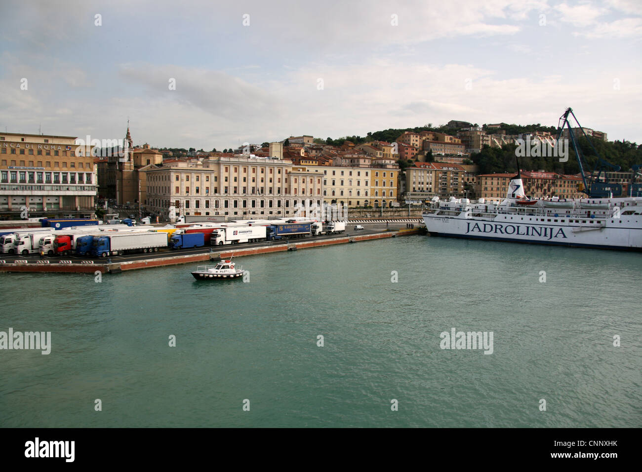 Ancona port, Italy Stock Photo - Alamy
