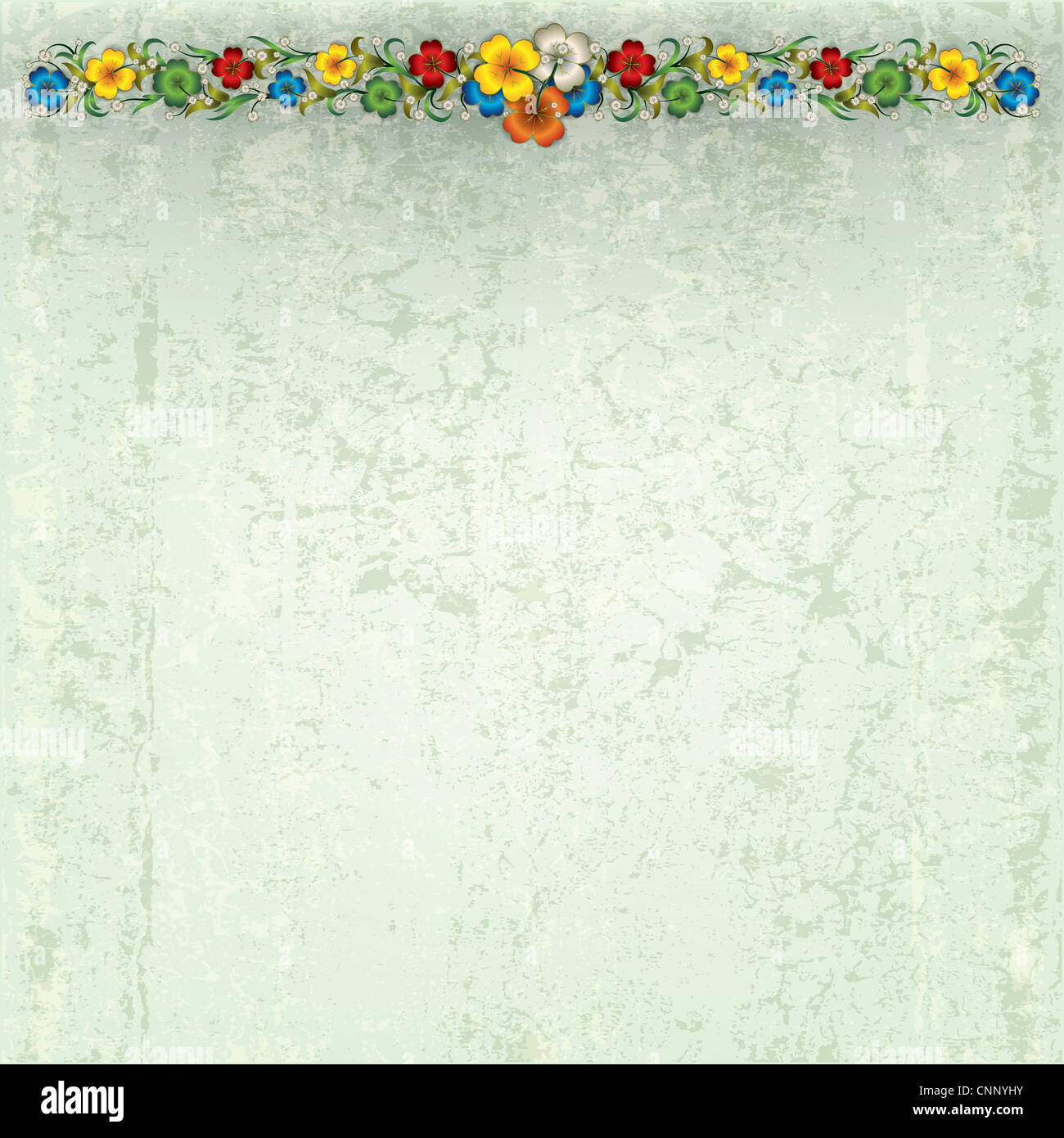 abstract grey grunge background with spring flowers Stock Photo - Alamy