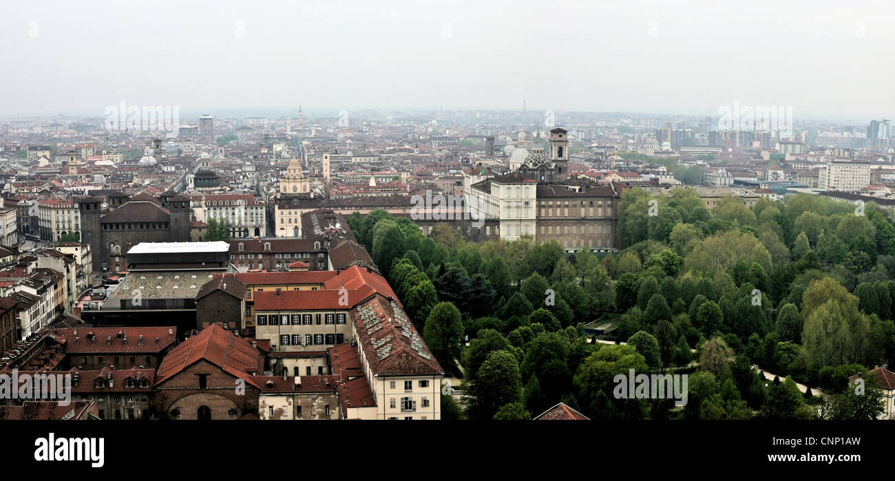 Panoramic view of Turin Stock Photo - Alamy