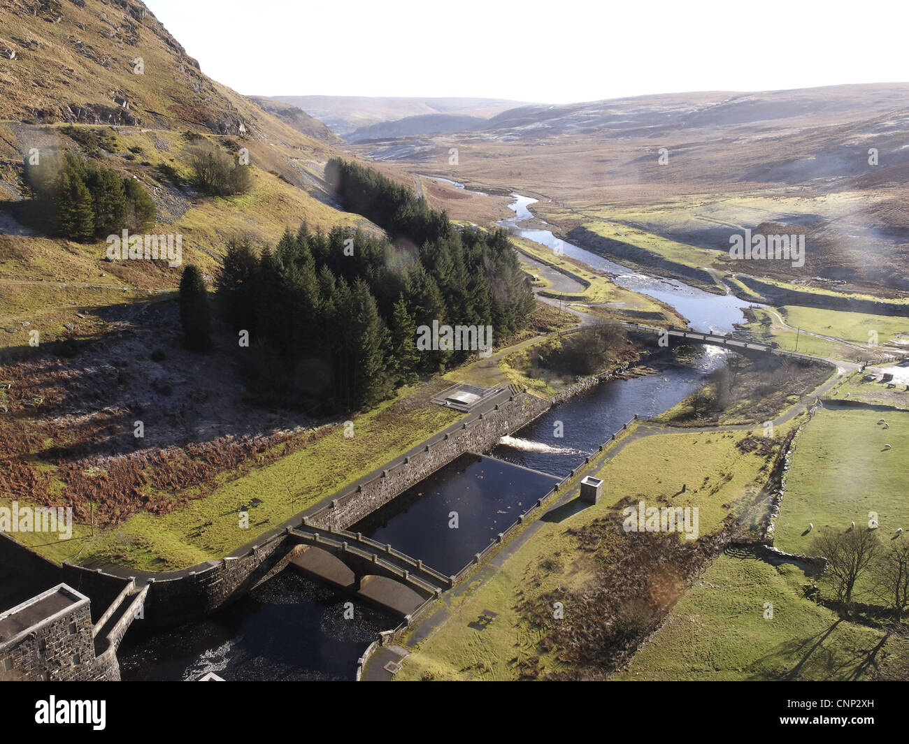 Powys wales welsh rivers valley valleys uk hi-res stock photography and ...