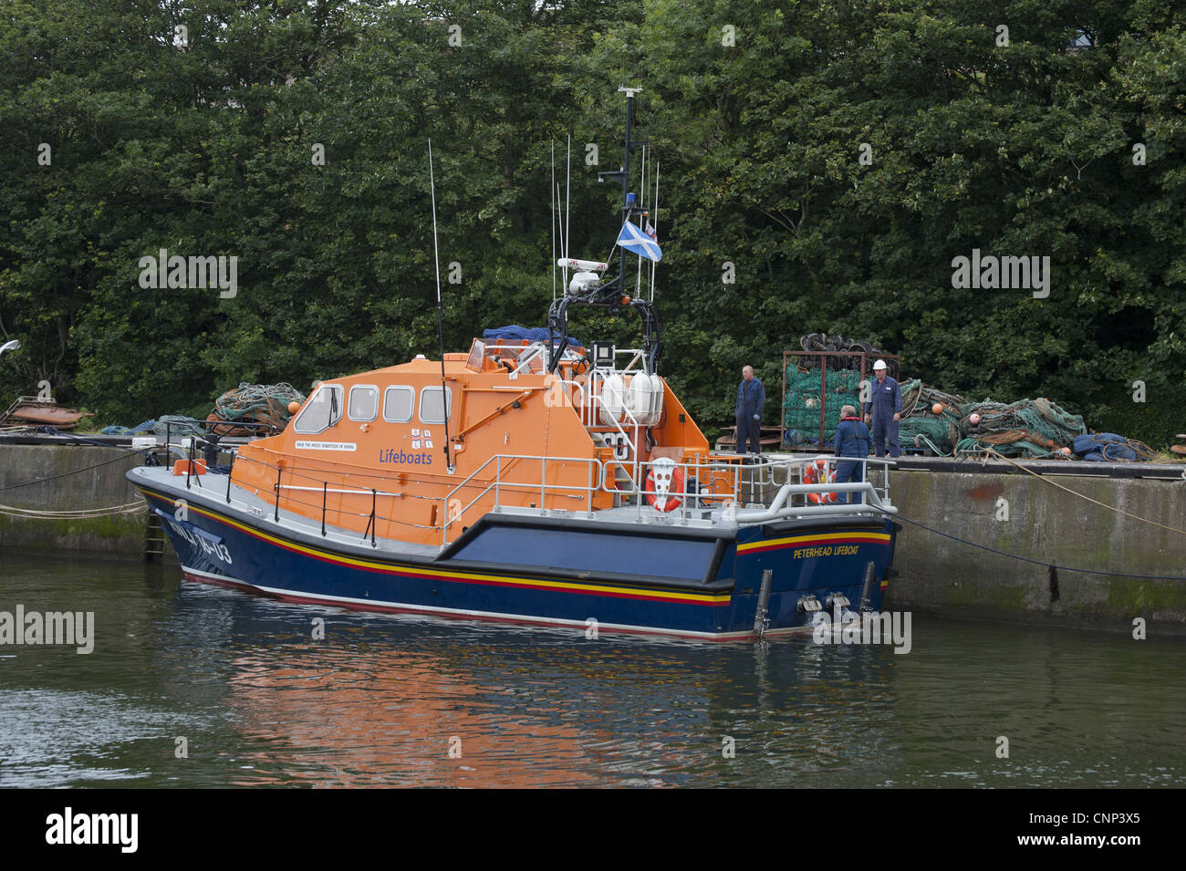 Tamar class lifeboat at harbour 'RNLB Misses Robertson Kintail ...