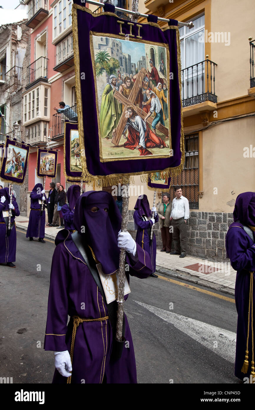 Semana Santa (Holy Week) Malaga, Andalusia, Spain Stock Photo - Alamy