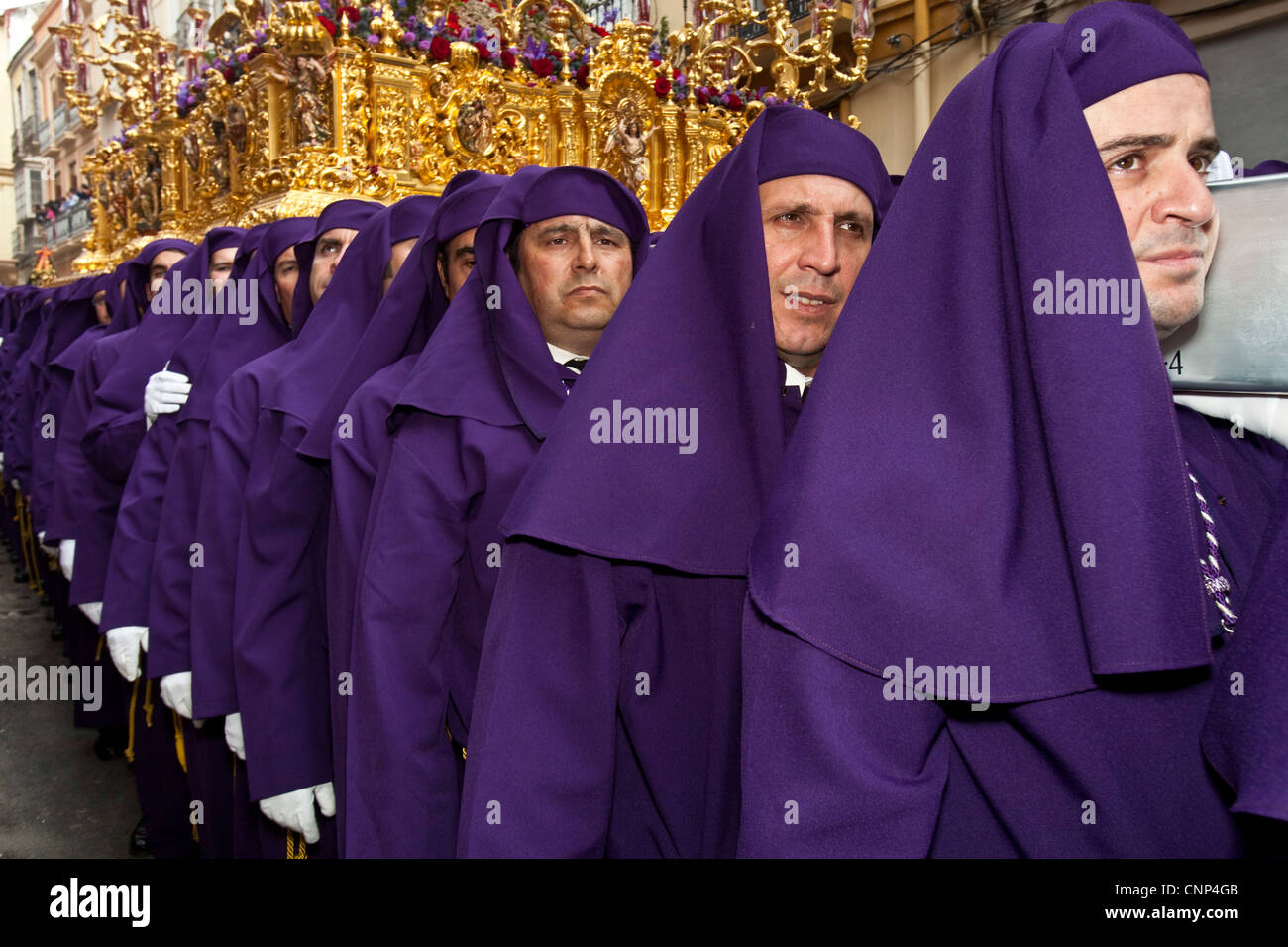 Semana Santa (Holy Week) Malaga, Andalusia, Spain Stock Photo - Alamy