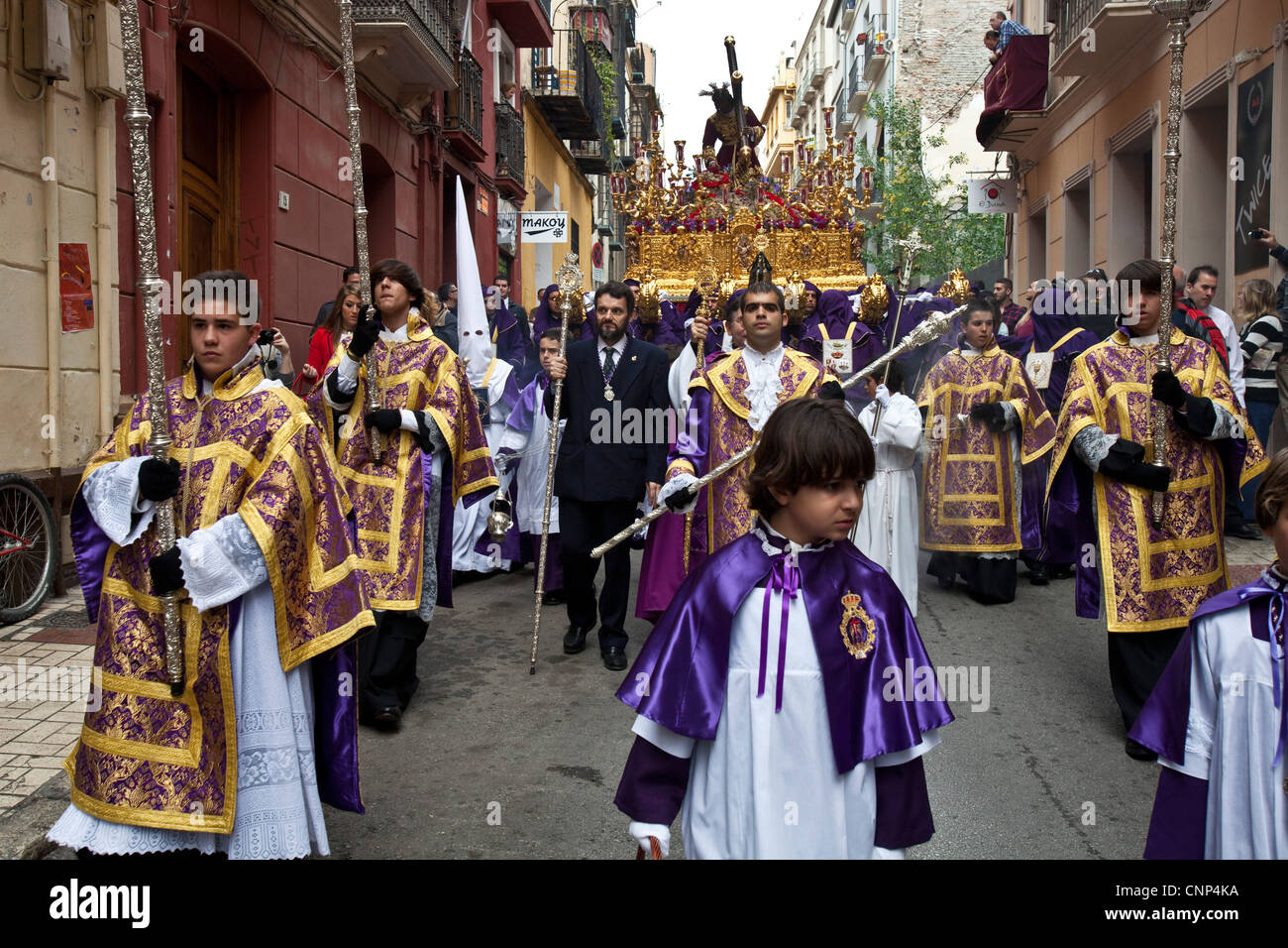 Semana Santa (Holy Week) Malaga, Andalusia, Spain Stock Photo - Alamy