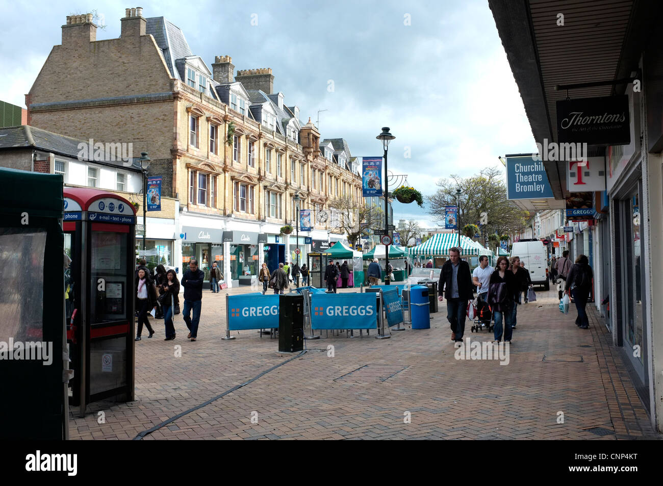 town of bromley high street kent uk 2012 Stock Photo - Alamy