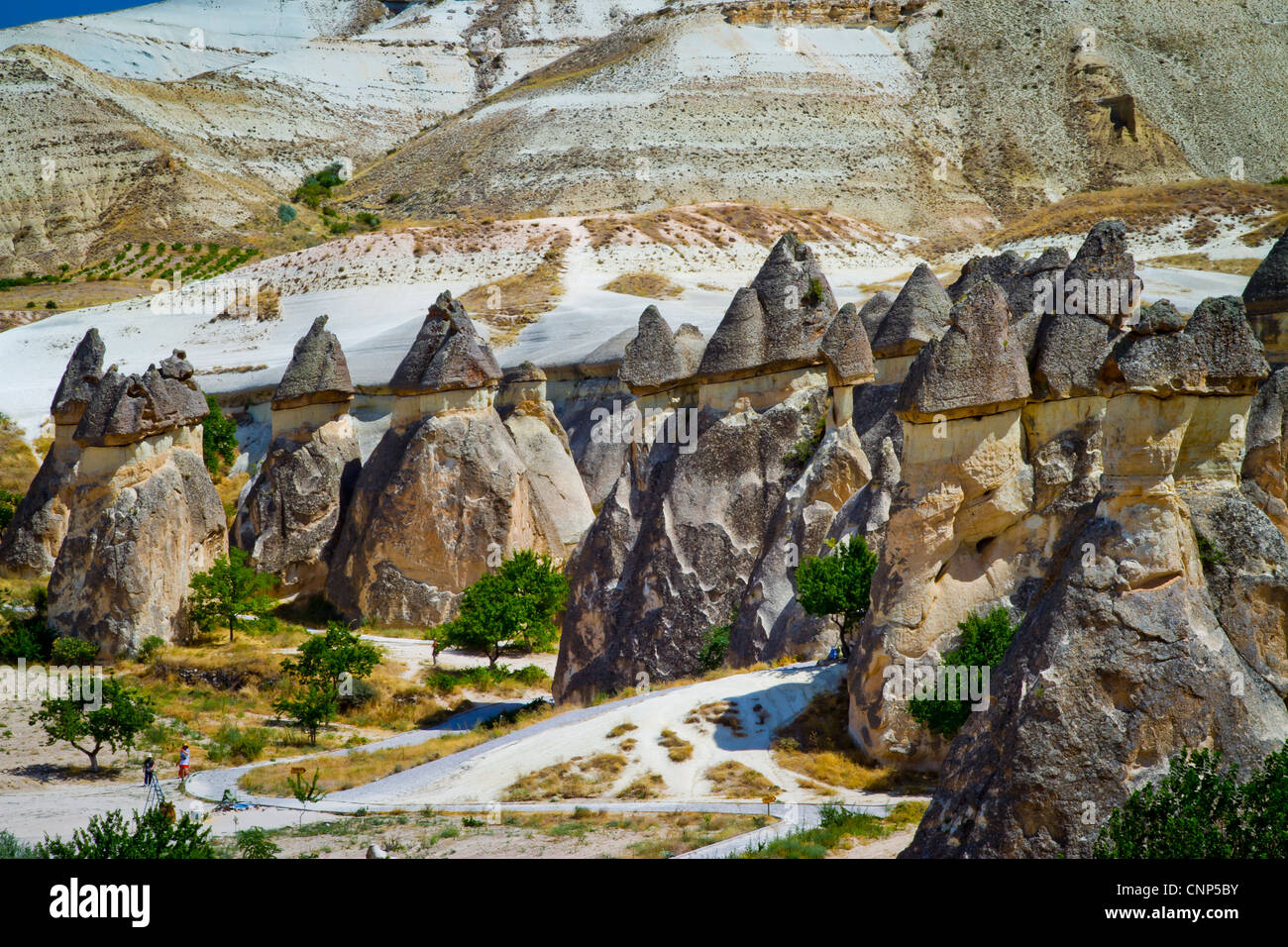 Fairy chimneys. Pasa Bagi. Cappadocia, Turkey Stock Photo - Alamy