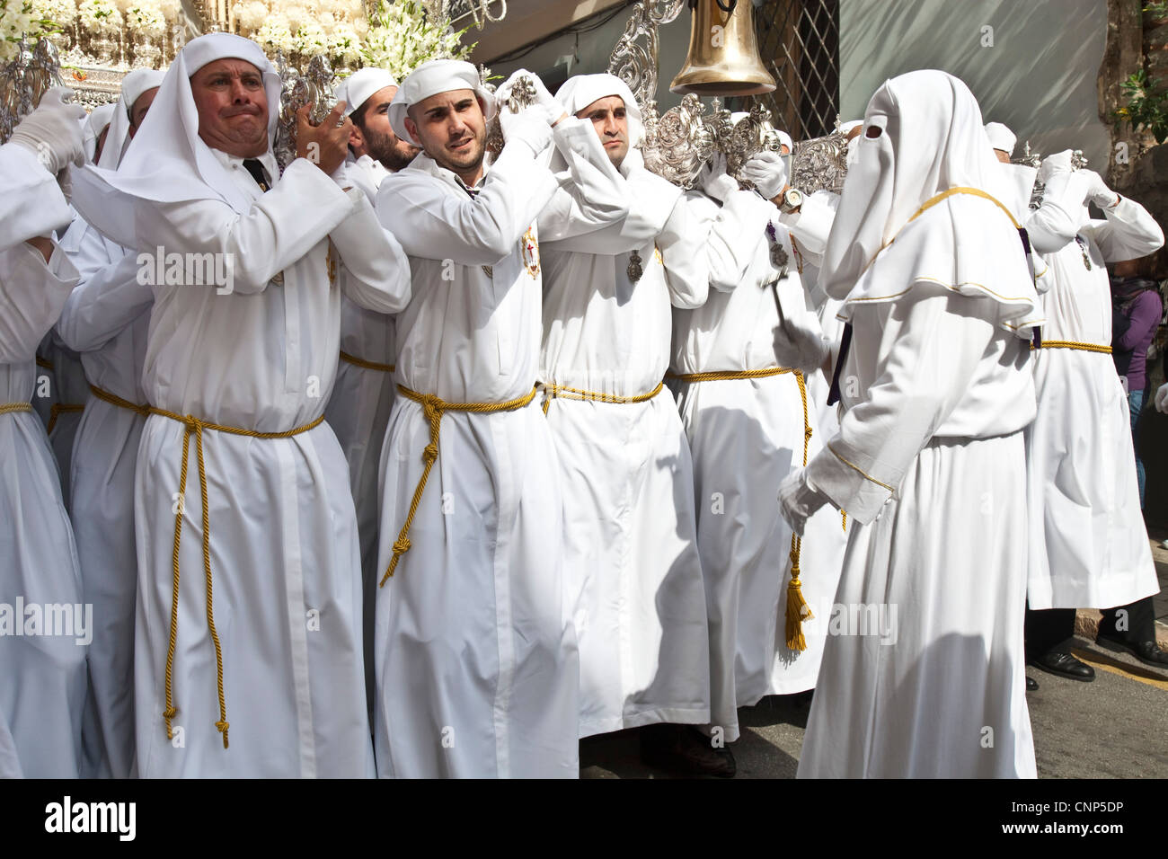 Semana Santa (Holy Week) Malaga, Andalusia, Spain Stock Photo - Alamy
