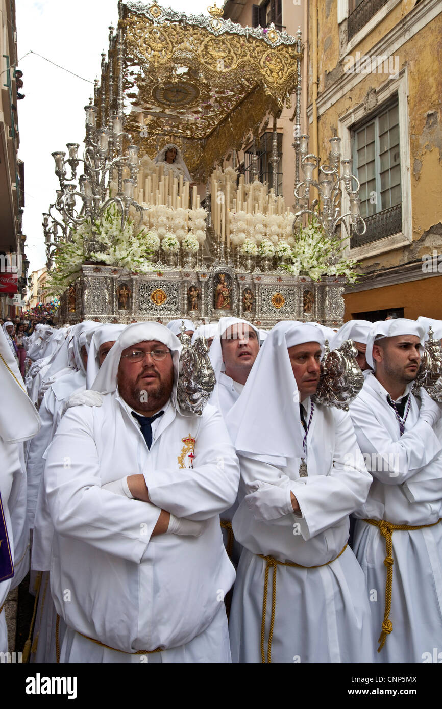 Semana Santa (Holy Week) Malaga, Andalusia, Spain Stock Photo - Alamy
