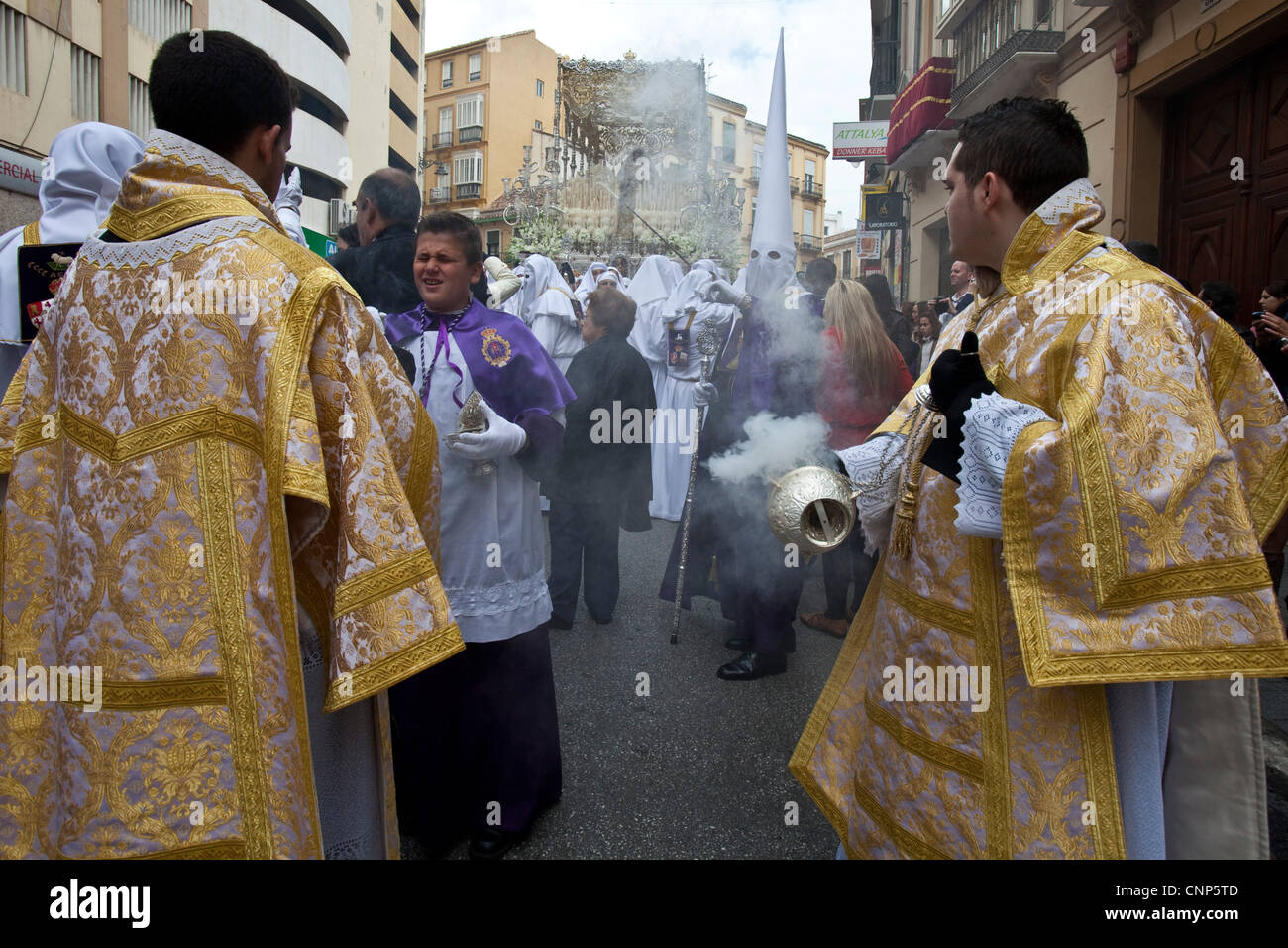 Semana Santa (Holy Week) Malaga, Andalusia, Spain Stock Photo - Alamy
