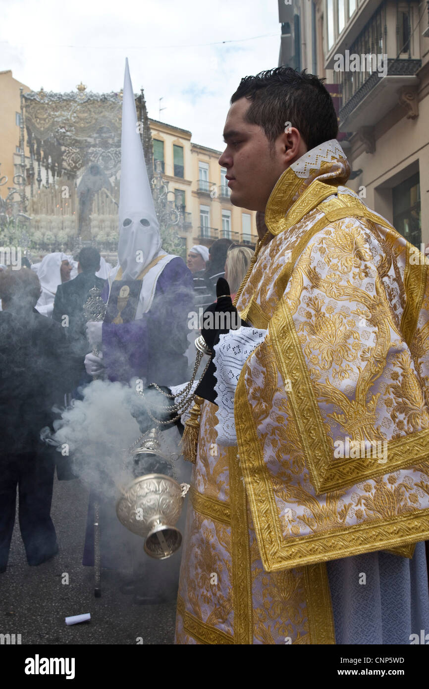 Semana Santa (Holy Week) Malaga, Andalusia, Spain Stock Photo - Alamy