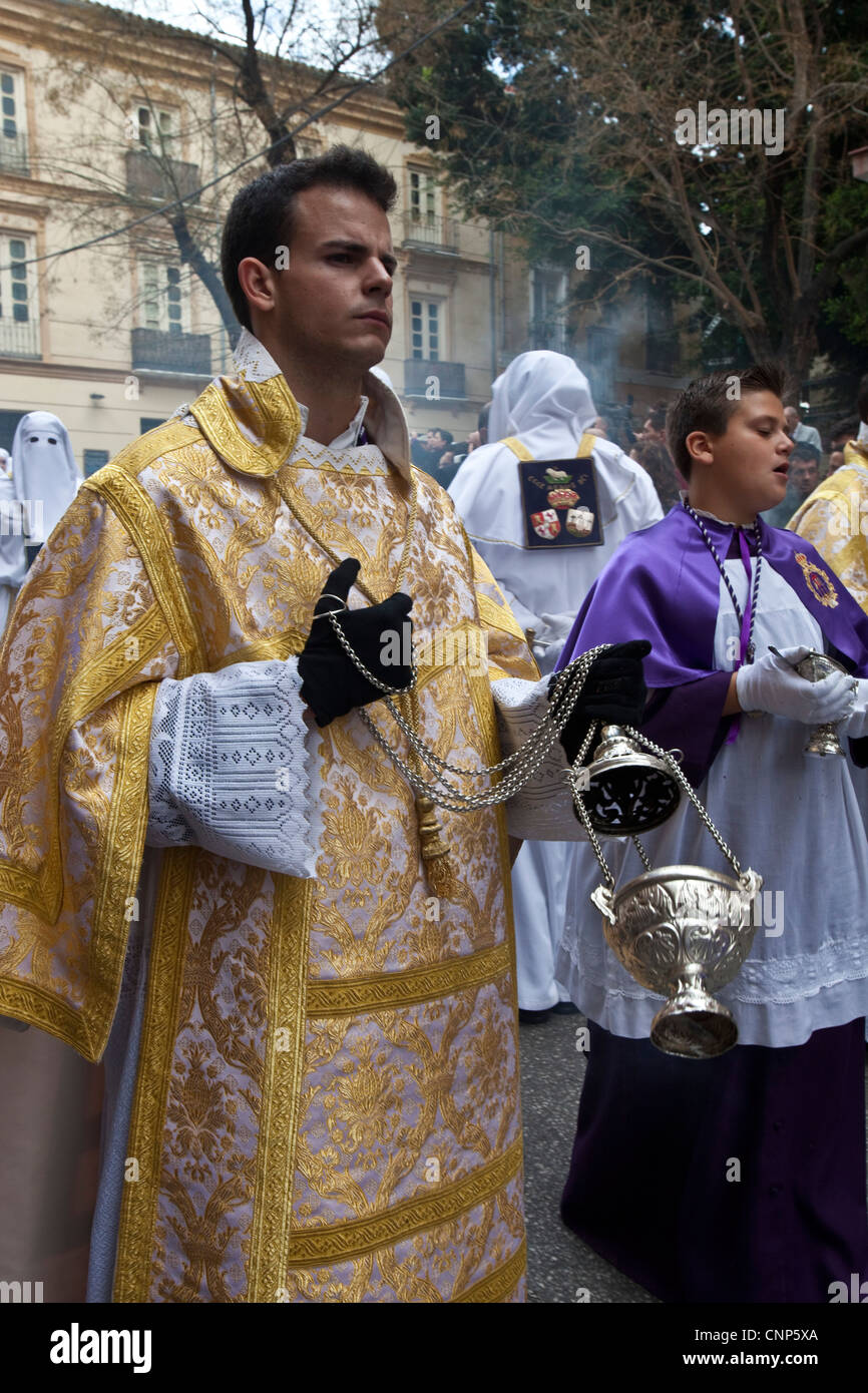 Semana Santa (Holy Week) Malaga, Andalusia, Spain Stock Photo - Alamy