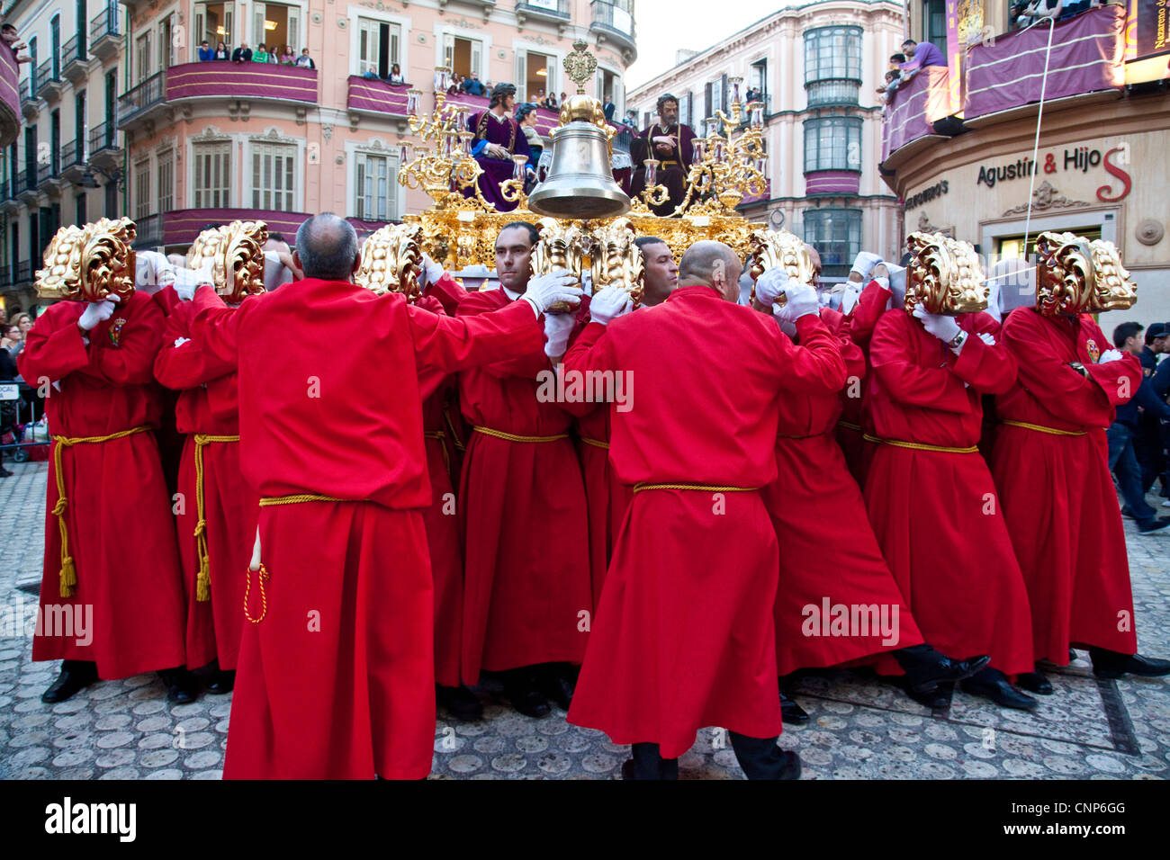Semana Santa (Holy Week) Malaga, Andalusia, Spain Stock Photo - Alamy