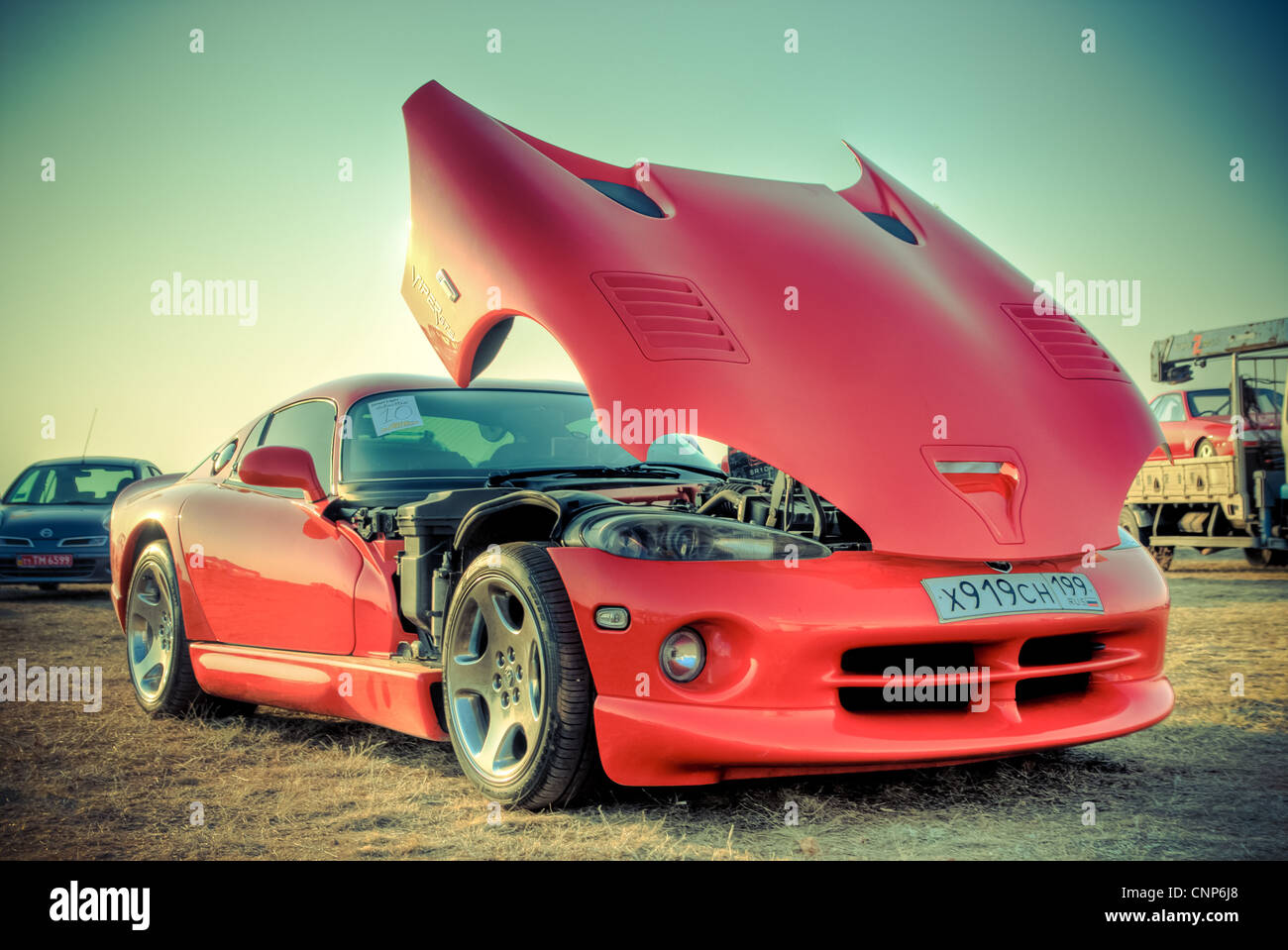 Luxury racing cars Dodge VIPER Stock Photo - Alamy