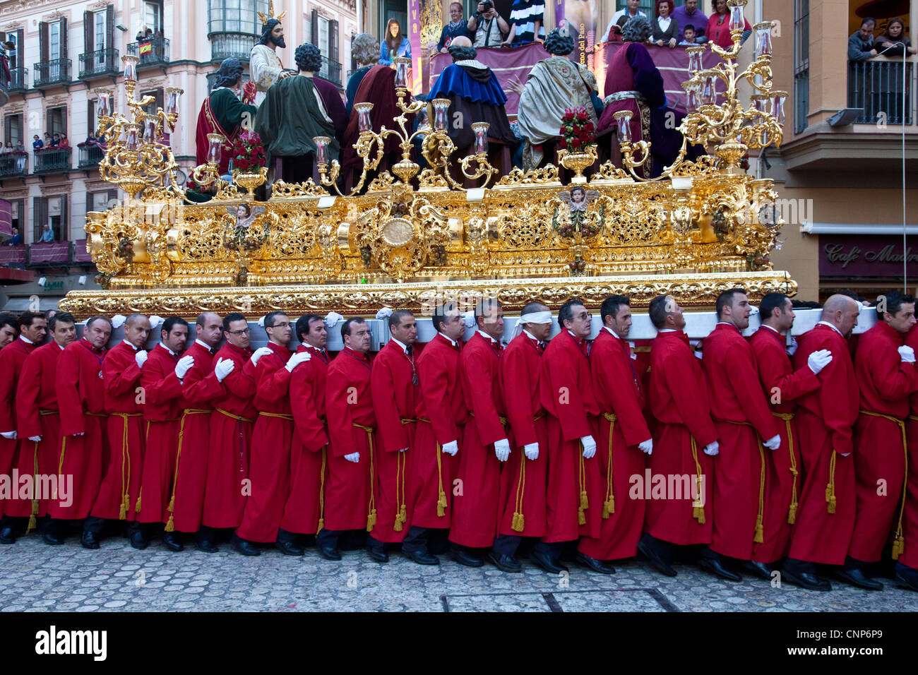 Semana Santa (Holy Week) Malaga, Andalusia, Spain Stock Photo - Alamy