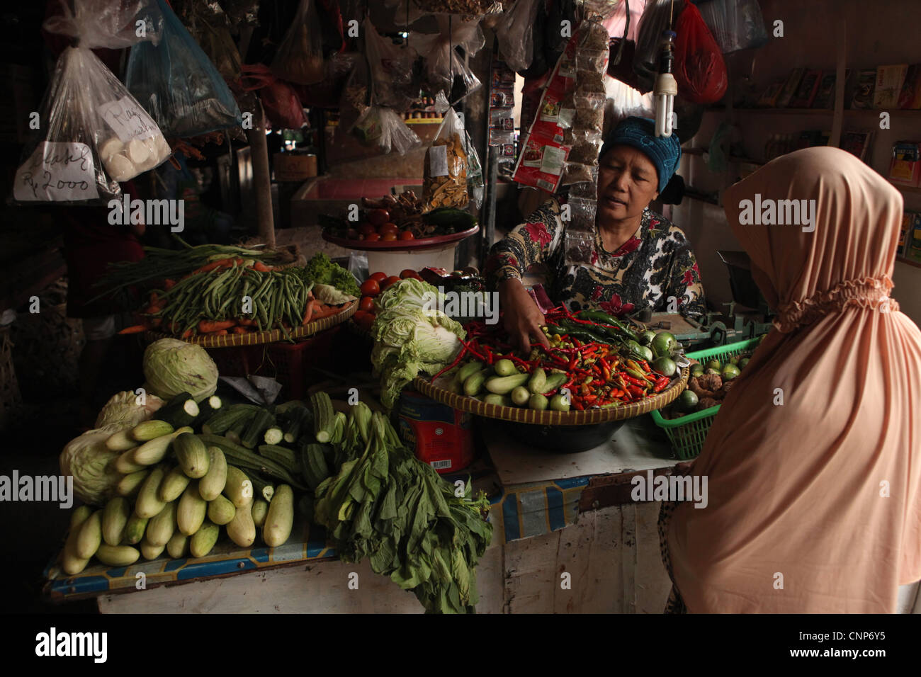 Pasar Pramuka Market in Jakarta, Indonesia Stock Photo - Alamy