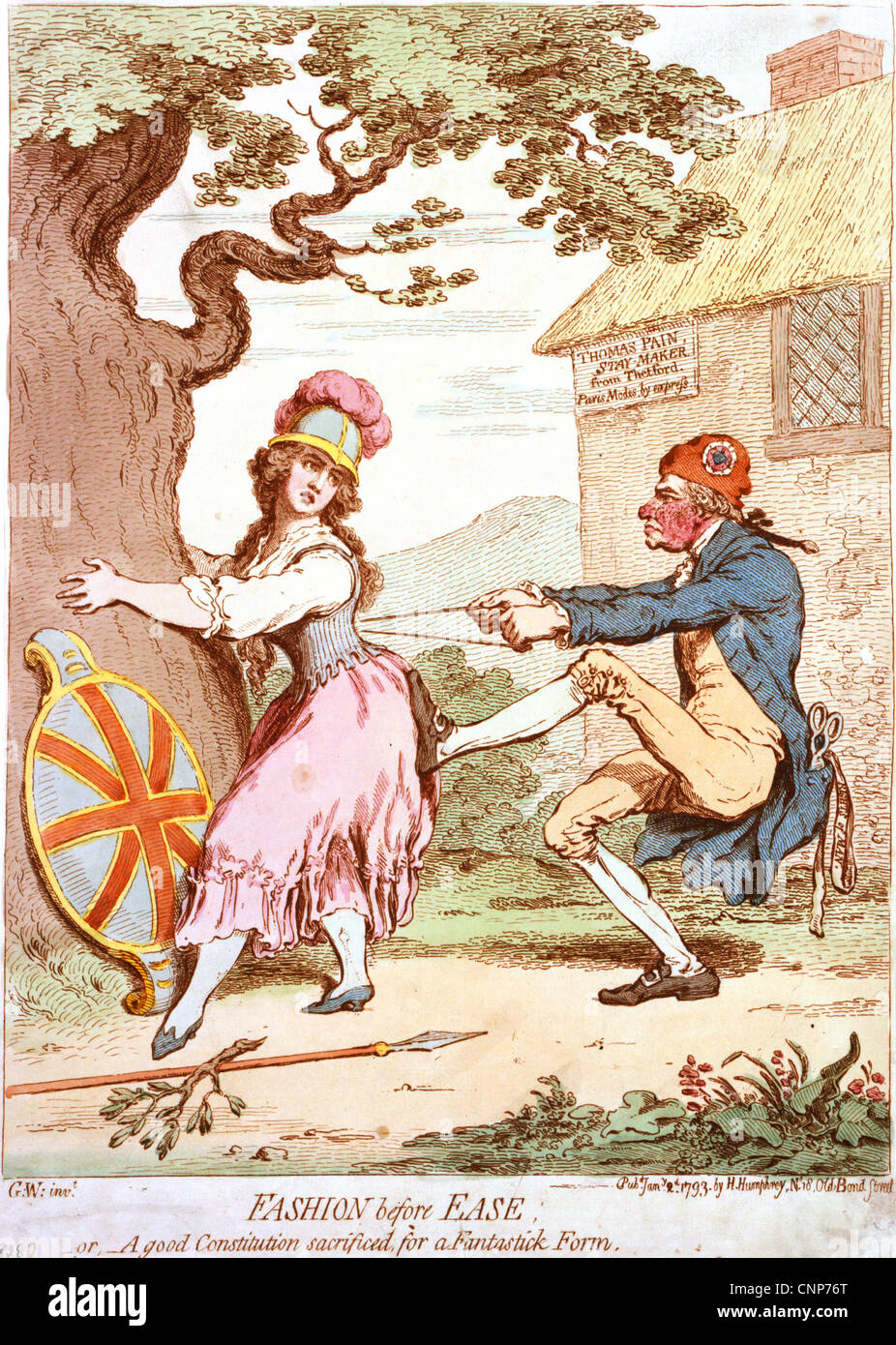 Gilray cartoon hi-res stock photography and images - Alamy