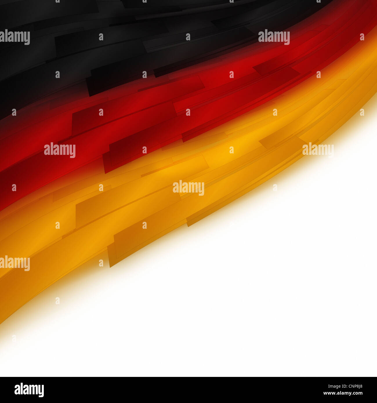 Illustrated German flag for sport events Stock Photo - Alamy