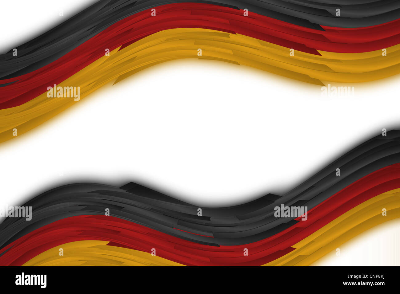 Illustrated German flag for sport events Stock Photo - Alamy