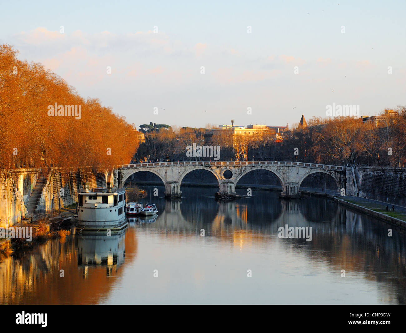 Beautiful river tiber in rome hi-res stock photography and images - Alamy