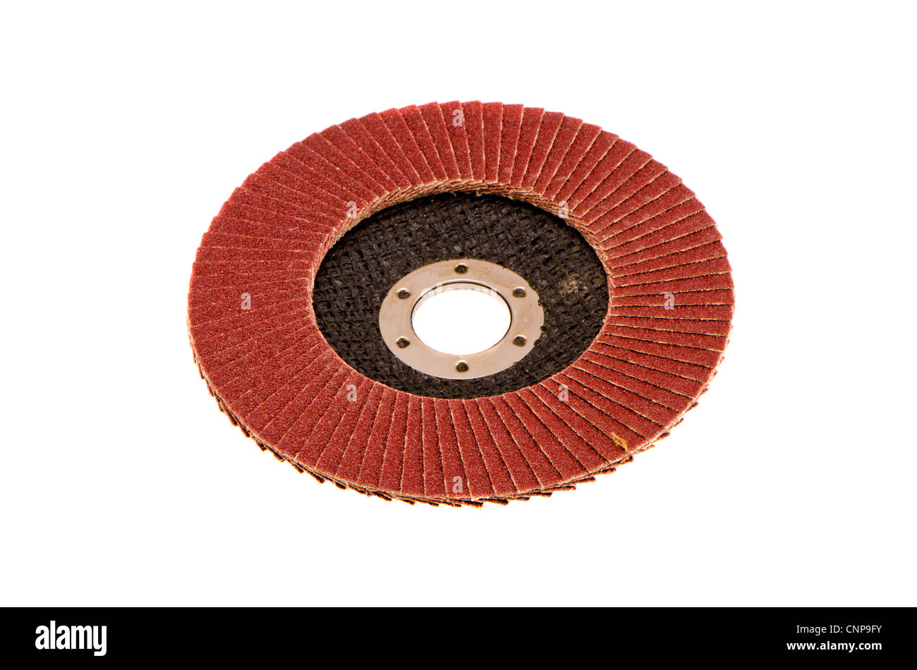 isolated on white abrasive disk for wood grinding Stock Photo - Alamy