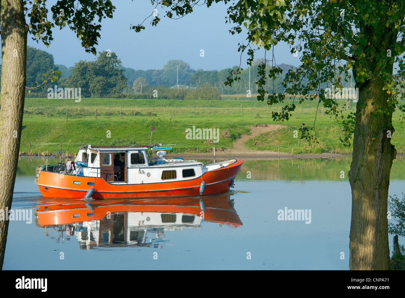 Linge river boat hi-res stock photography and images - Alamy