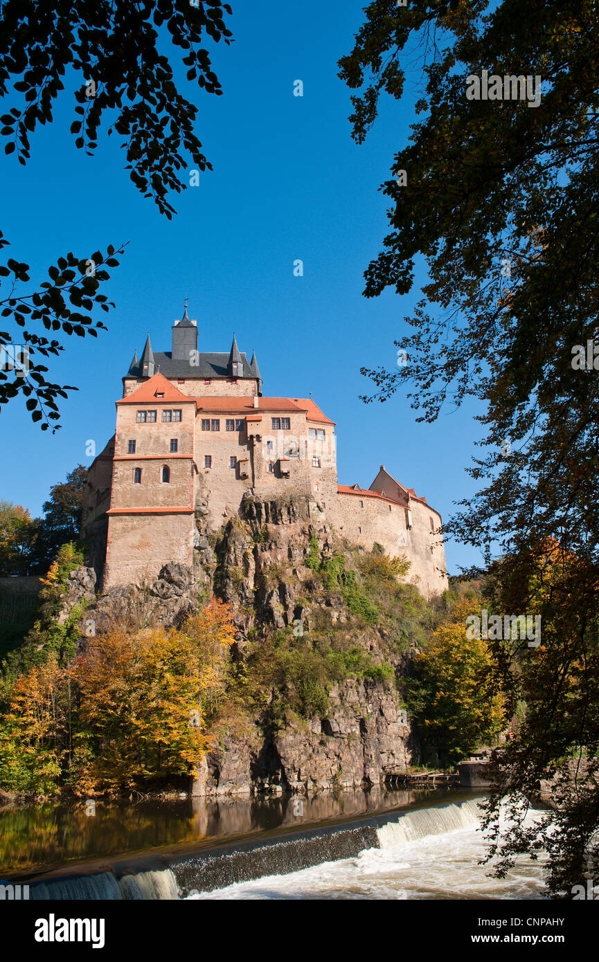 Kriebstein Castle and Zschopau River, Germany Stock Photo - Alamy