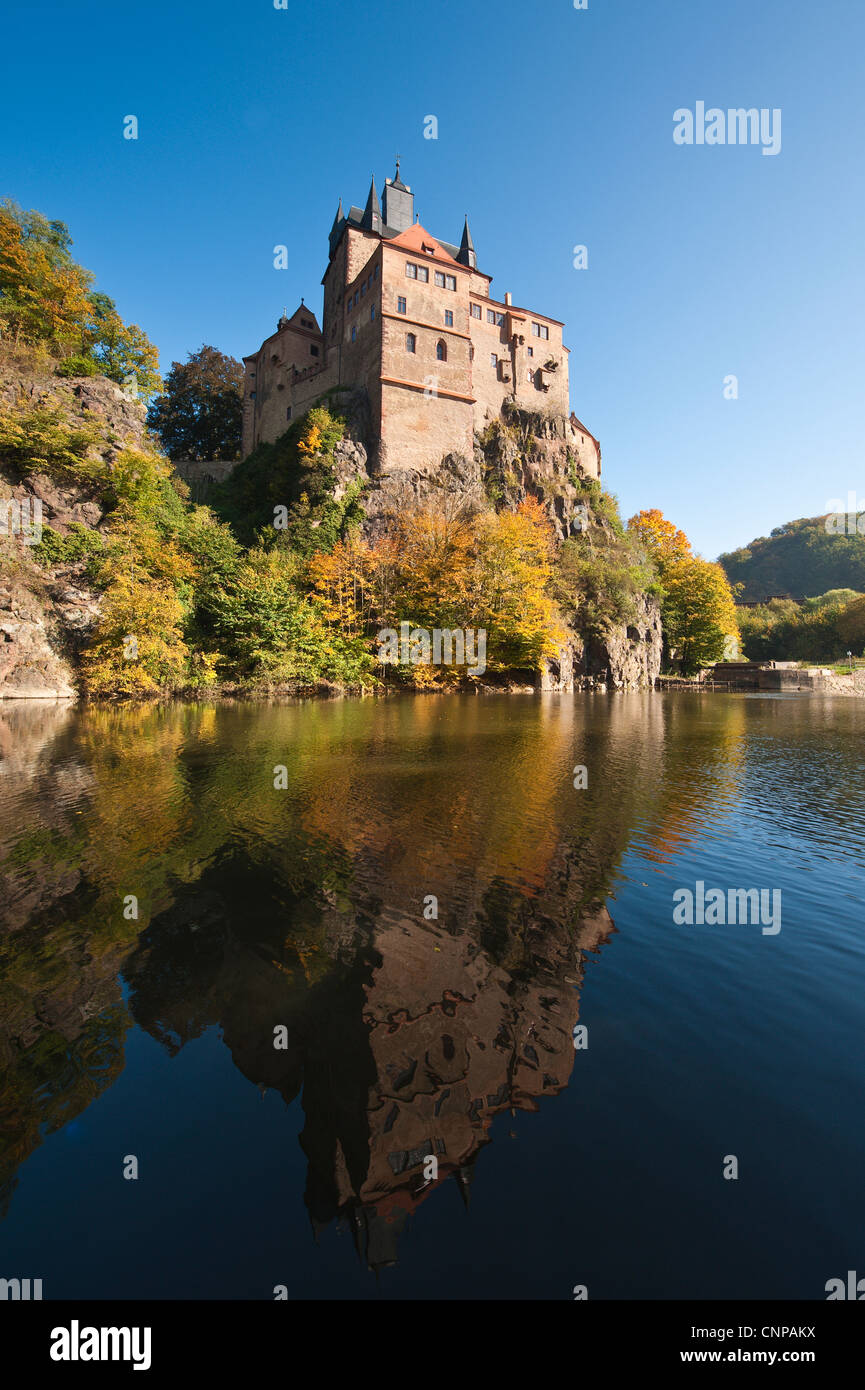 Kriebstein Castle and Zschopau River, Germany Stock Photo - Alamy