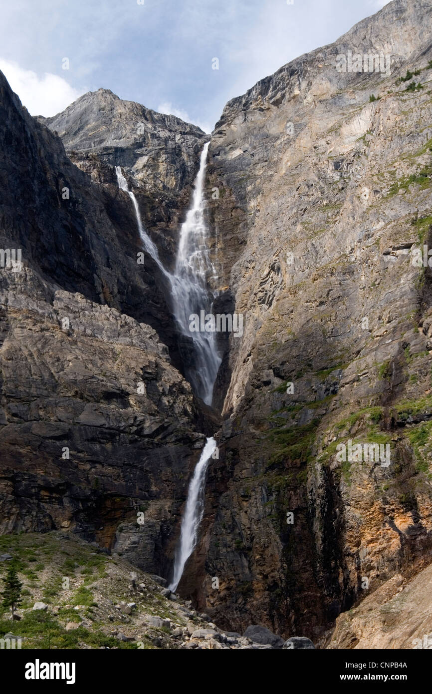 Helmet Falls on the Rockwall Trail in Kootenay National Park, British ...