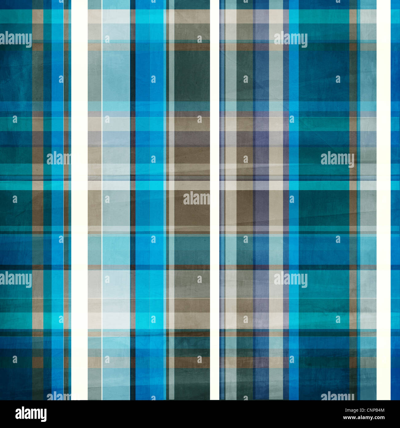 Blue And Brown Plaid Background