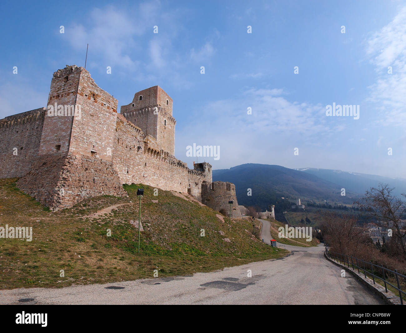 Old castle of assisi hi-res stock photography and images - Alamy