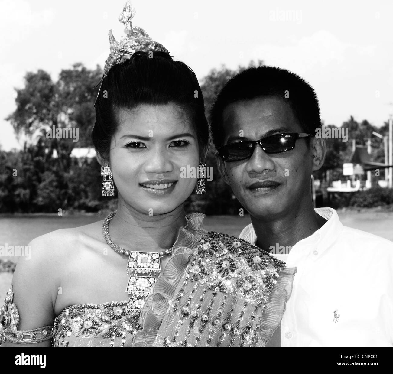 Buddhist ritual ceremony Black and White Stock Photos & Images - Alamy