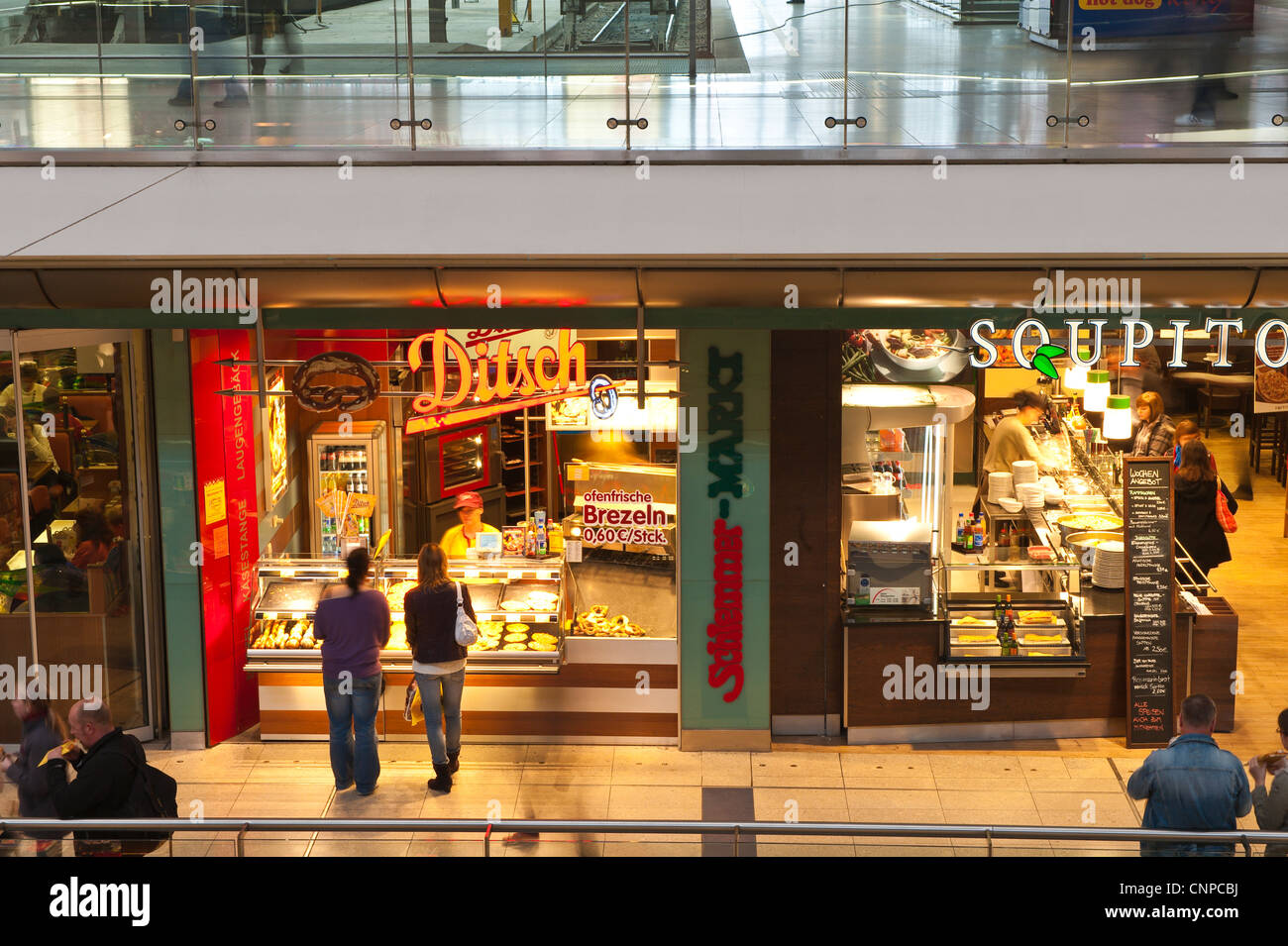 Leipzig Hauptbahnhof (central Railway Station) Leipzig, Germany Stock ...