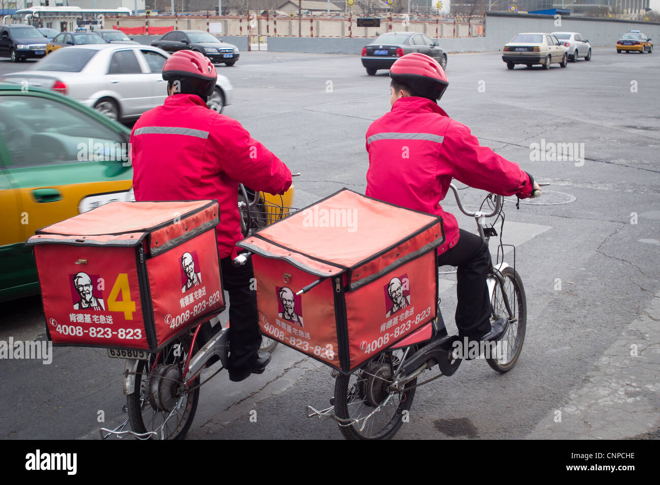 Kfc courier hi-res stock photography and images - Alamy