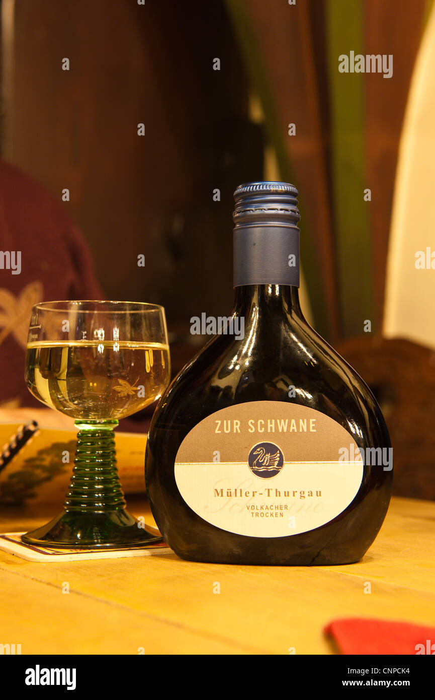 WIne at the historical Brewery Tavern Schlenkerla in Bamberg, Germany ...