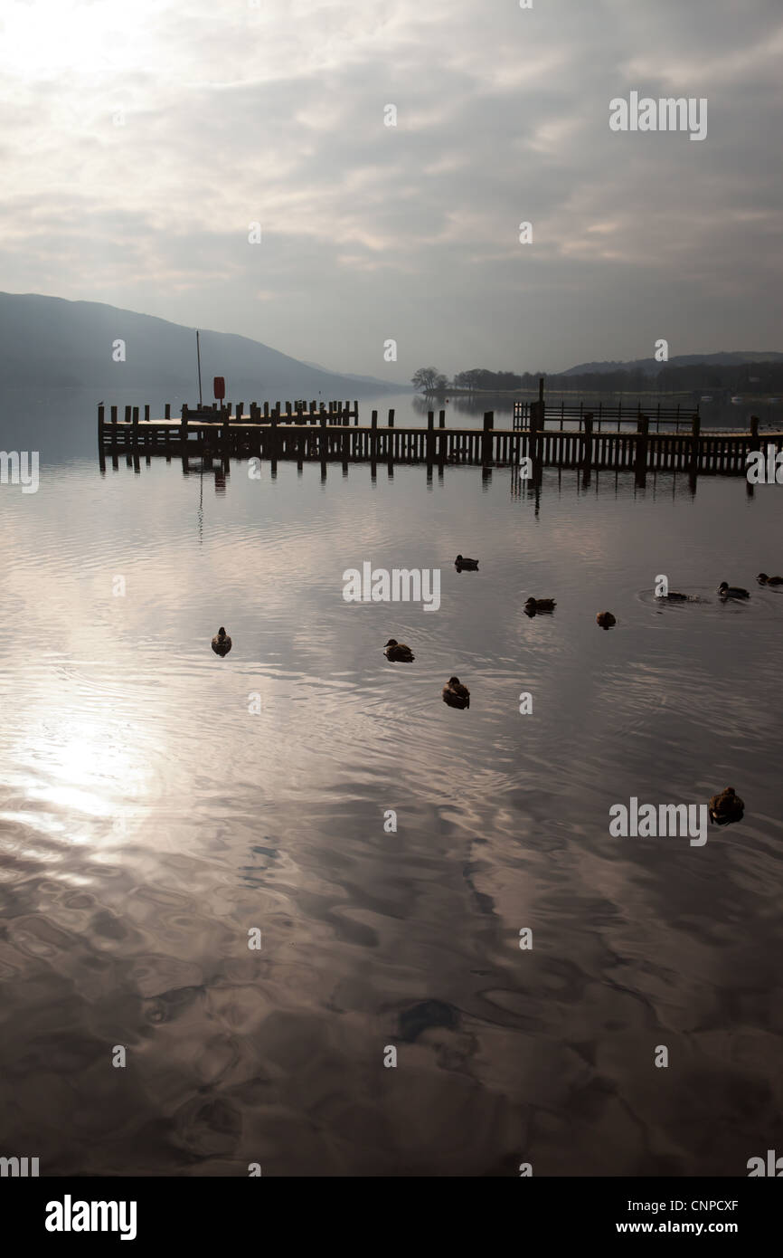 Pier jetty at coniston water in cumbria hi-res stock photography and ...