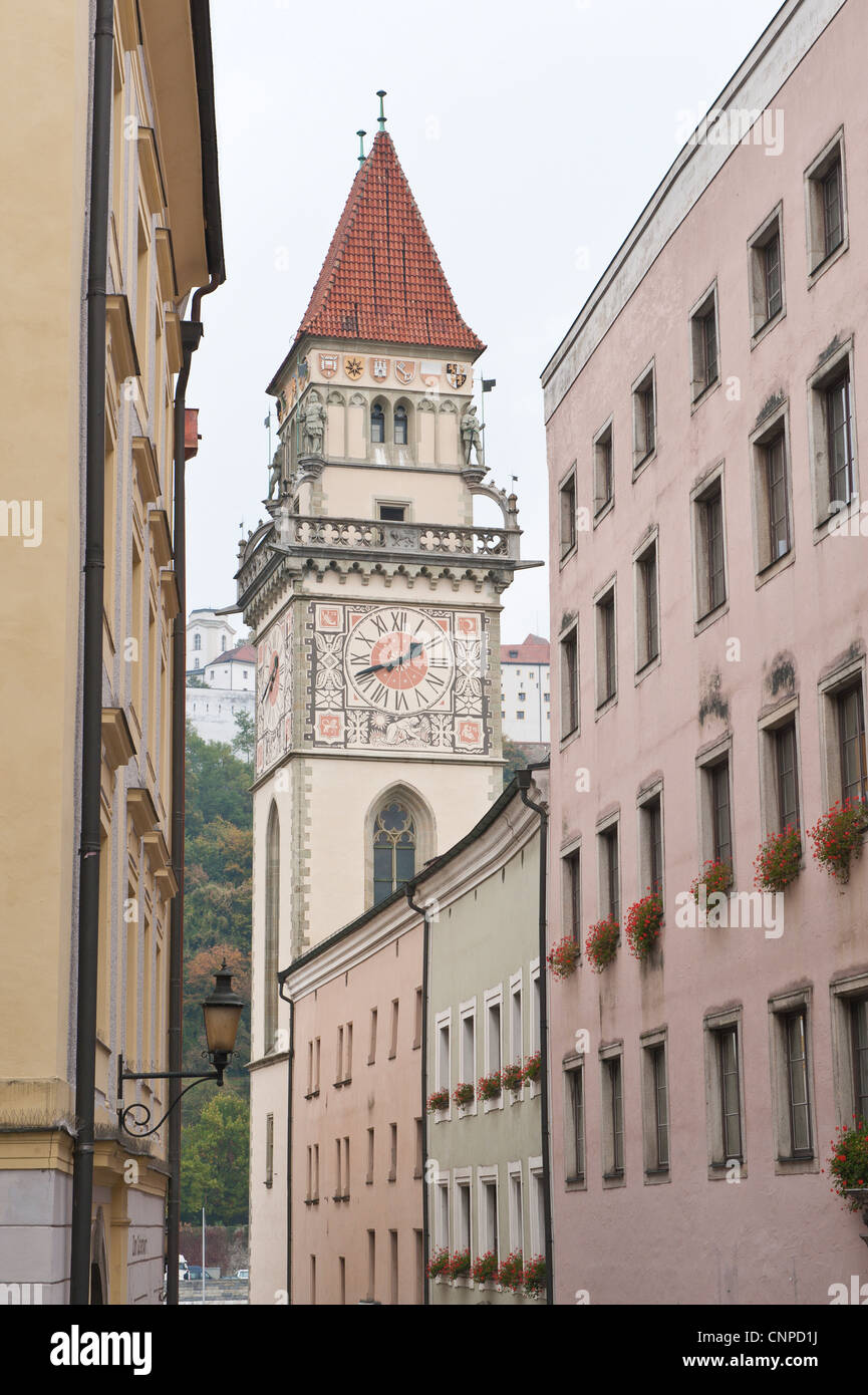 Architecture buildings in Passau, Germany Stock Photo - Alamy