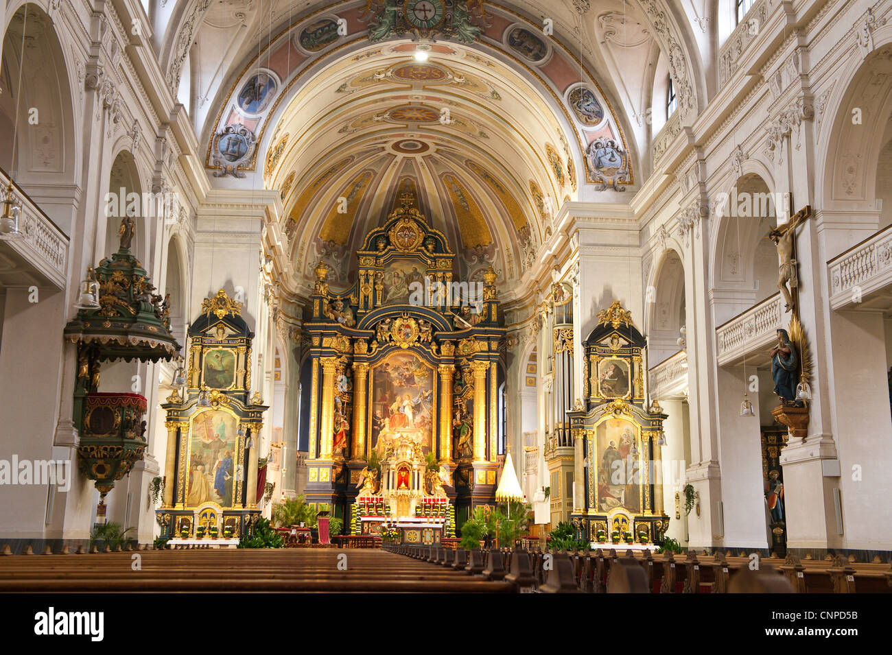 Saint Anne's Basilica Altoetting (Altötting), Germany Stock Photo - Alamy