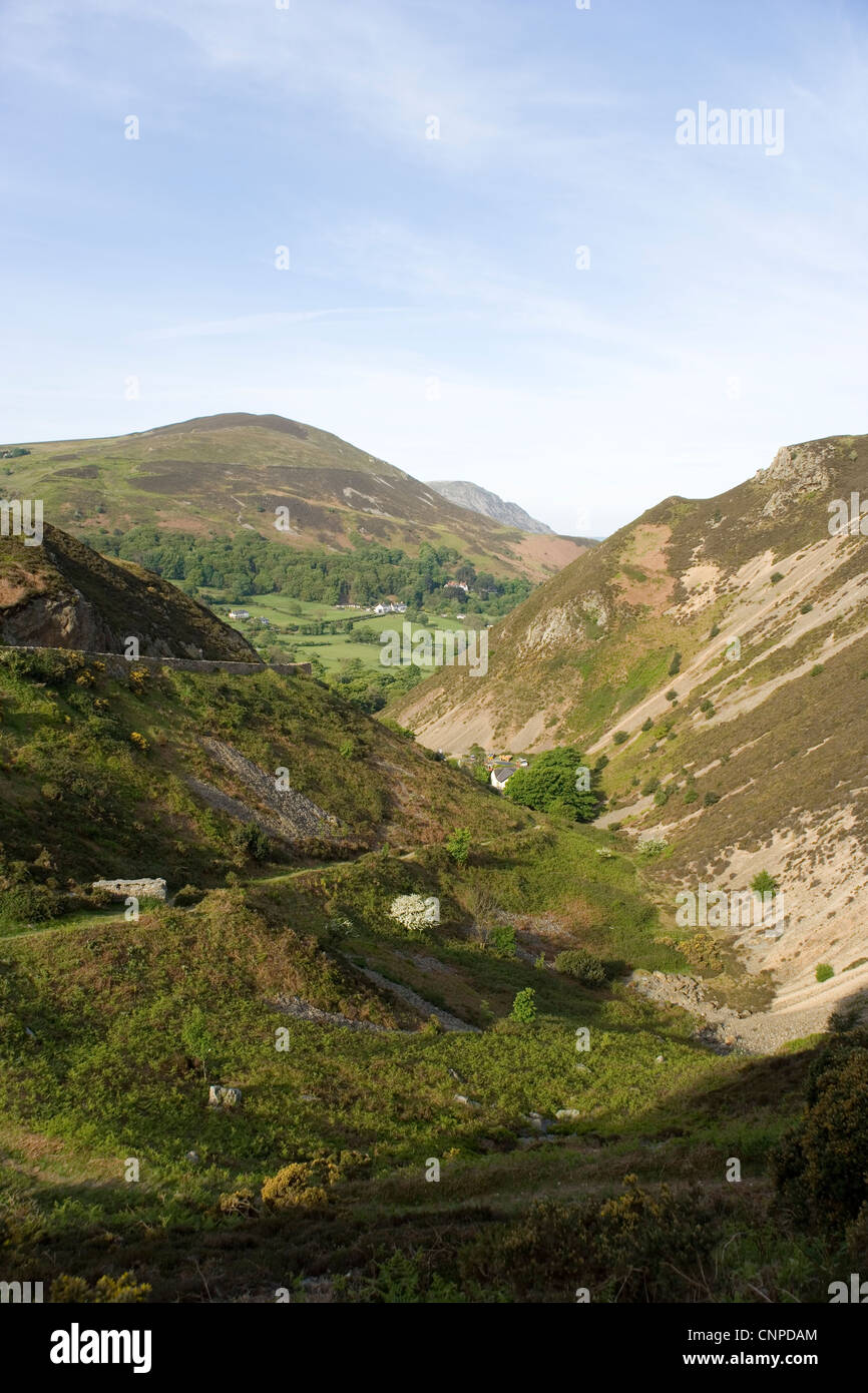 Sychnant Pass road in North Wales Stock Photo - Alamy