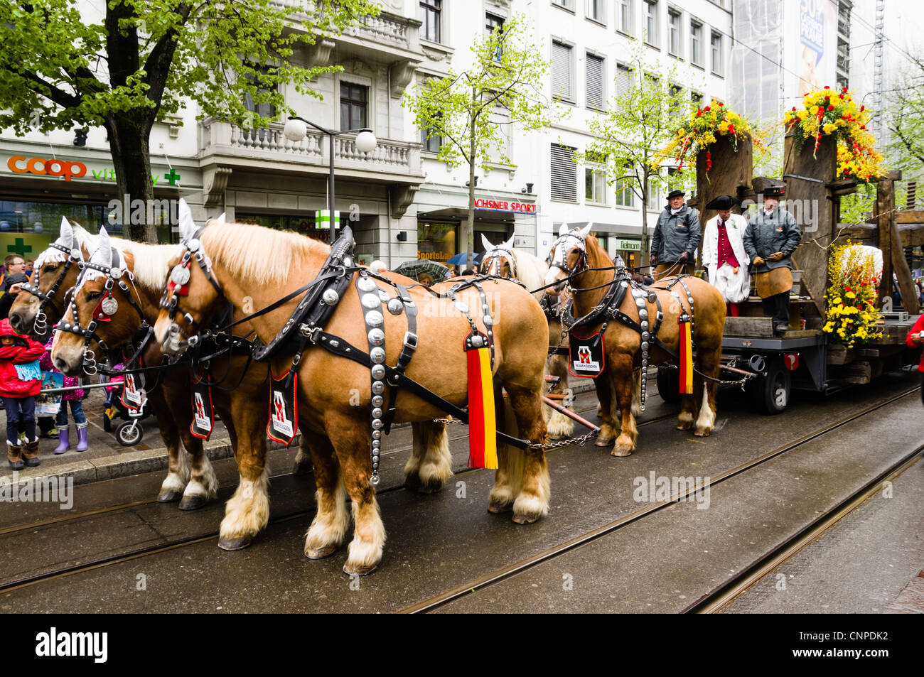 Sechseläuten is a traditional spring festival in Zurich, usually taking ...