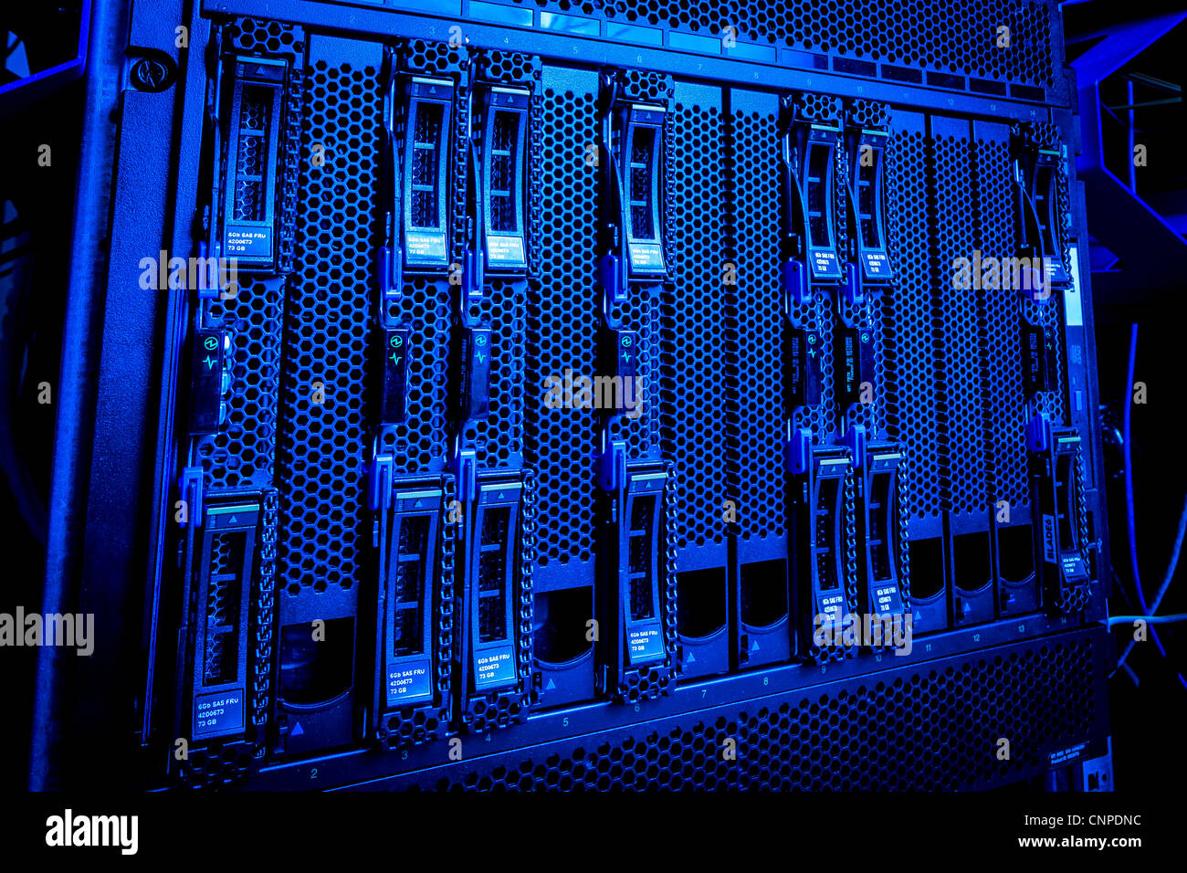 Detail of hard drive cluster in data center Stock Photo - Alamy
