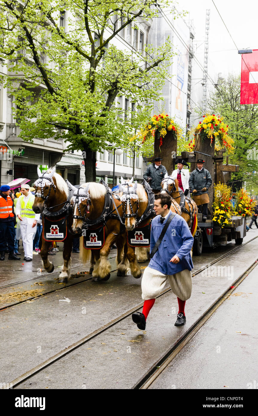 Sechseläuten is a traditional spring festival in Zurich, usually taking ...